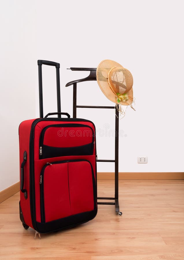 Arrival in Hotel - Clothes Valet Garment Stand with Suitcase and Stock ...