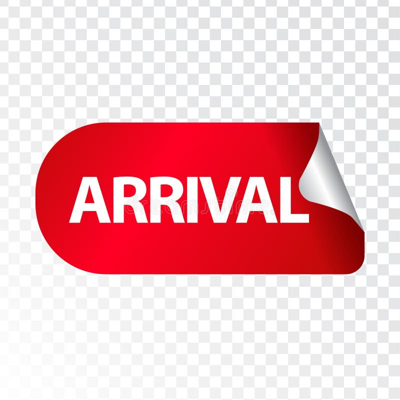 Arrival Labels Icon Vector. Sale Promotion Banner Stock Vector ...