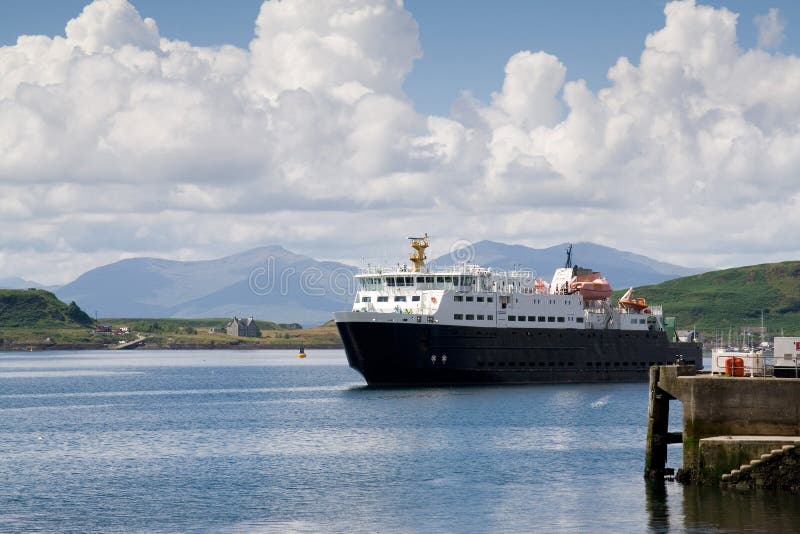 Arrival at Port stock image. Image of ferry, pier, large - 2949345