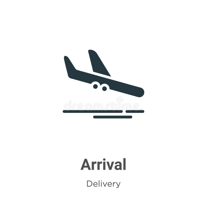 Arrival Icon. Trendy Arrival Logo Concept On White Background Fr Stock ...