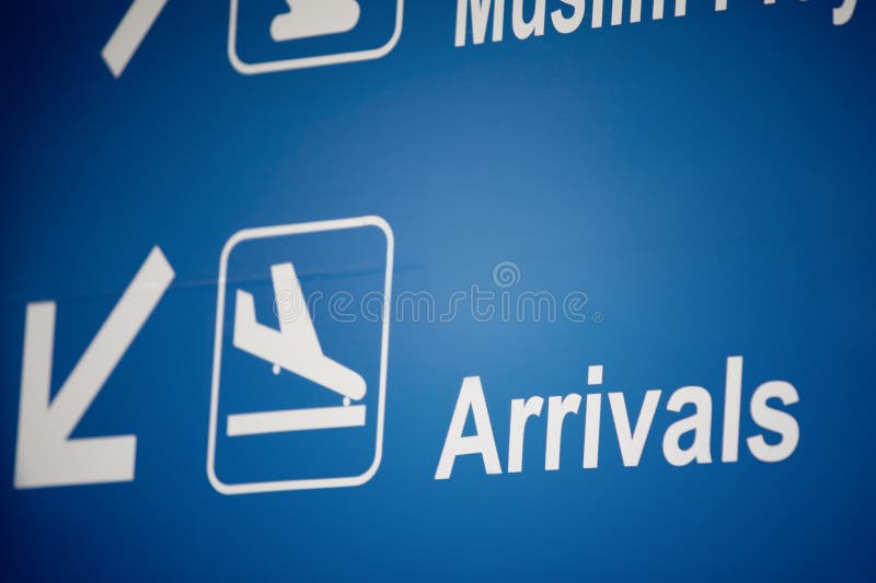 Arrival sign at airport stock photo. Image of passenger - 468780
