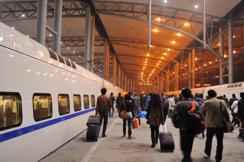 Arrive in train station editorial stock photo. Image of rail - 21843443