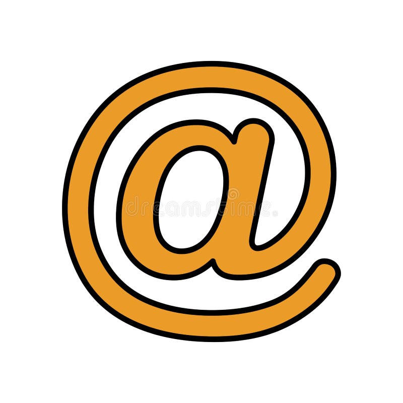 Arroba Icon Stock Illustrations – 781 Arroba Icon Stock Illustrations ...