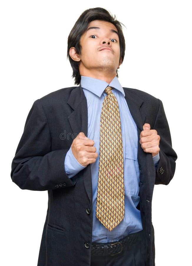Arrogant Businessman Standing Stock Photo - Image of boasting, emotion ...