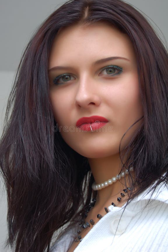 Arrogant Sight Girl. stock photo. Image of face, cute - 2448400