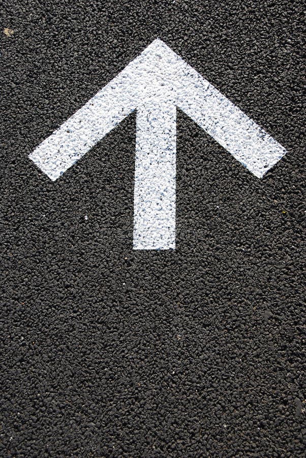 Arrow stock photo. Image of rough, forward, road, arrow - 13840590