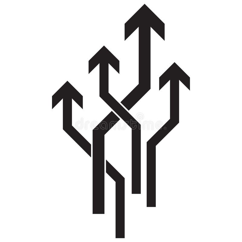 Upward Arrows Pointing To Above Direction, the Sign of Growth in ...