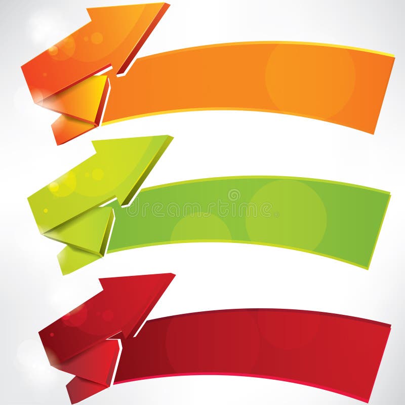 Arrow on Abstract Background Stock Vector - Illustration of shape ...