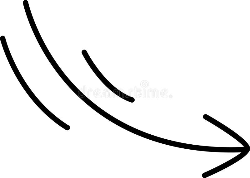 Arrow Abstract Outline stock vector. Illustration of vector - 321991170