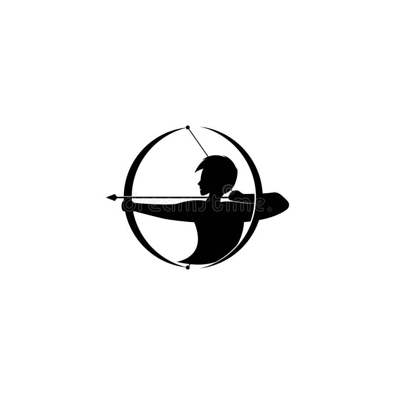 Arrow Archery Icon Vector Illustration Stock Vector - Illustration of ...