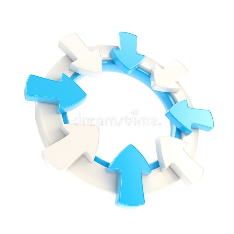 Arrow Attention Symbol Isolated Stock Illustration - Illustration of ...