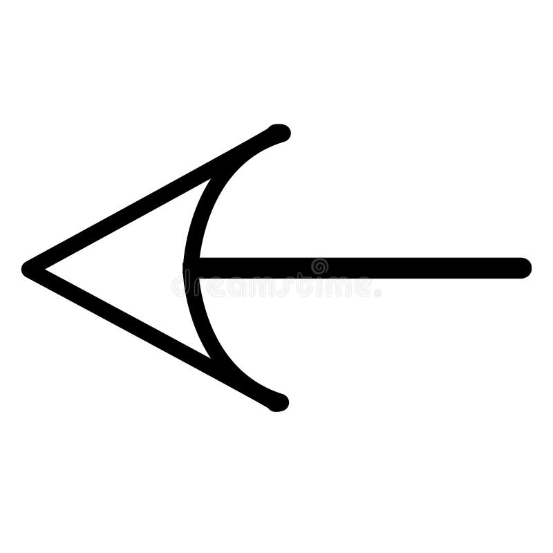 Arrow, back, left icon stock illustration. Illustration of left - 97022035