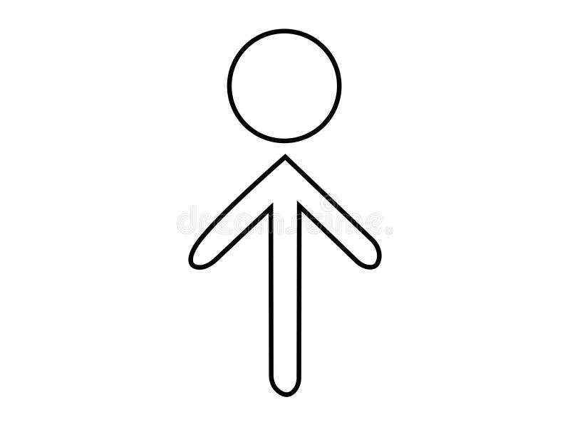 Arrow with ball stock illustration. Illustration of diagram - 373626582