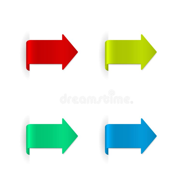 Arrow baner tag stock vector. Illustration of label - 266224768