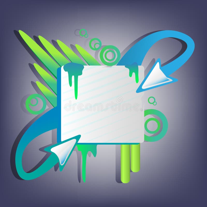 Arrow banner stock vector. Illustration of modern, blank - 22820693