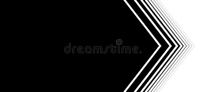 Arrow Banner with Black Color and Gradient Color Stock Illustration ...