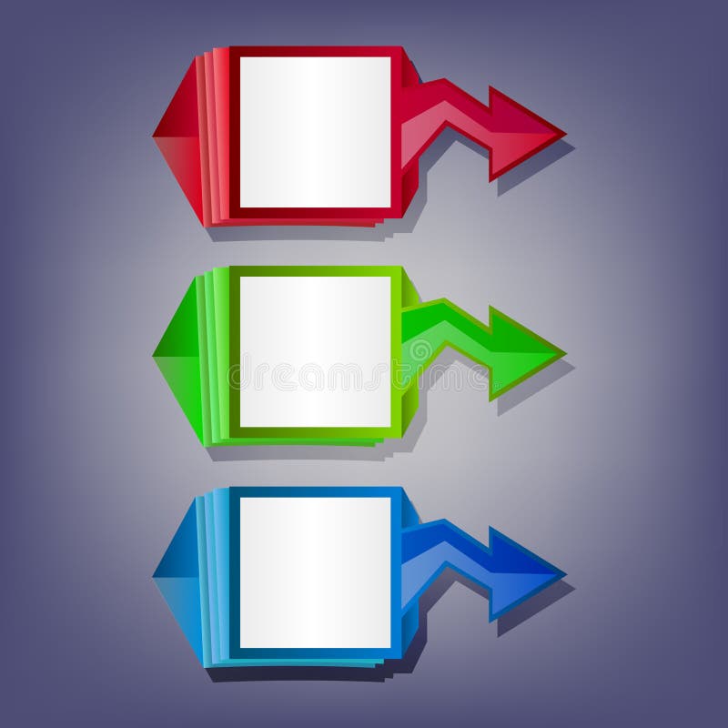 Arrow banners stock vector. Illustration of abstract - 22820696