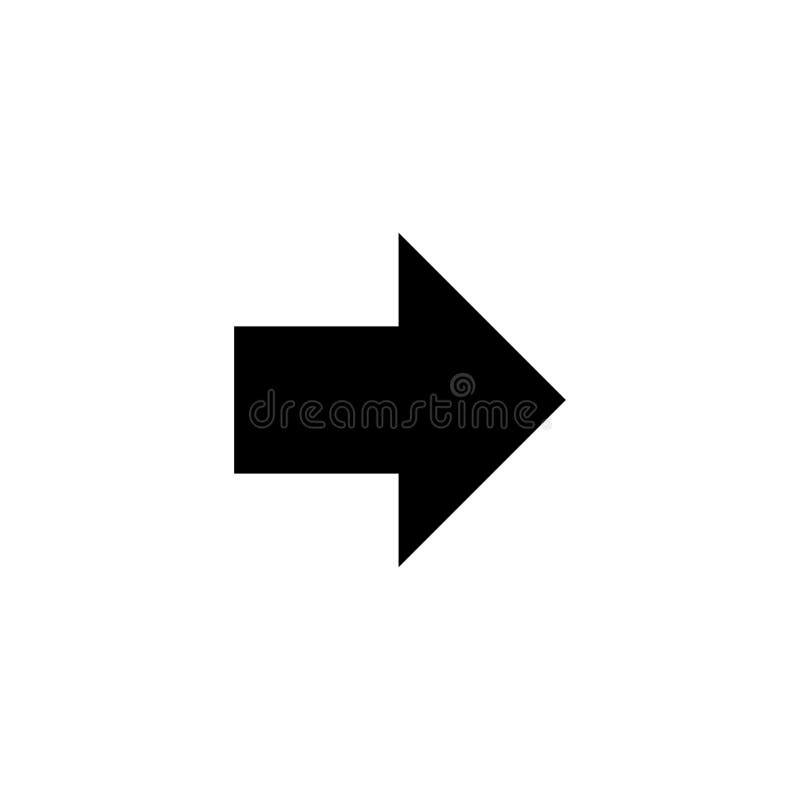 Arrow. Arrow Black Icon. Arrow Vector Icon. Cursor Icon. Cursor in Flat ...