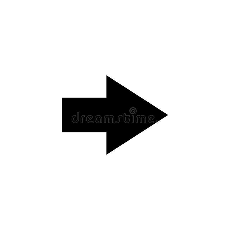 Arrow. Arrow Black Icon. Arrow Vector Icon. Cursor Icon. Cursor in Flat ...