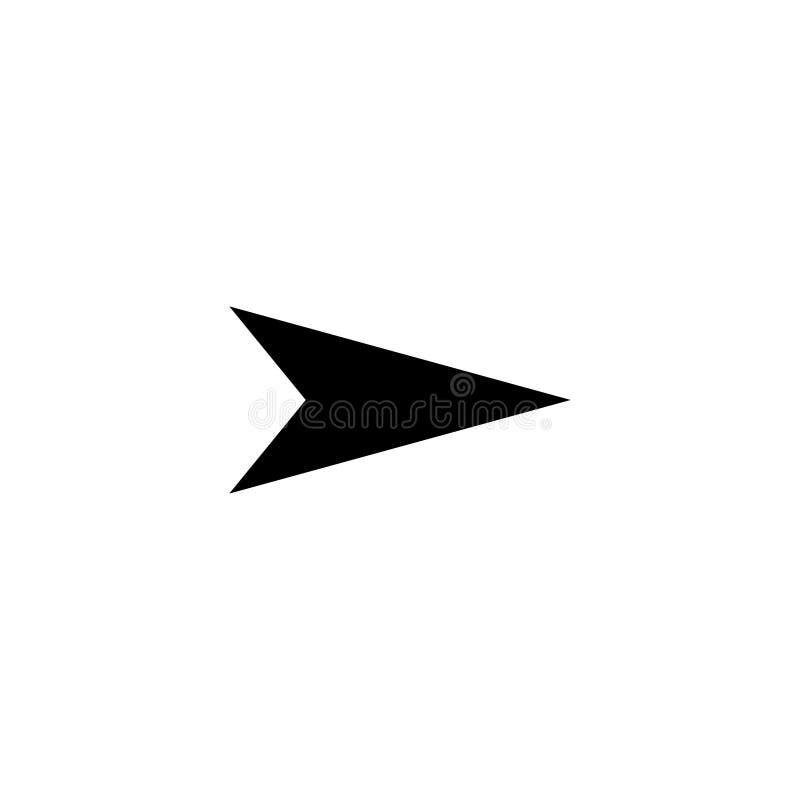 Arrow. Arrow Black Icon. Arrow Vector Icon. Cursor Icon. Cursor in Flat ...