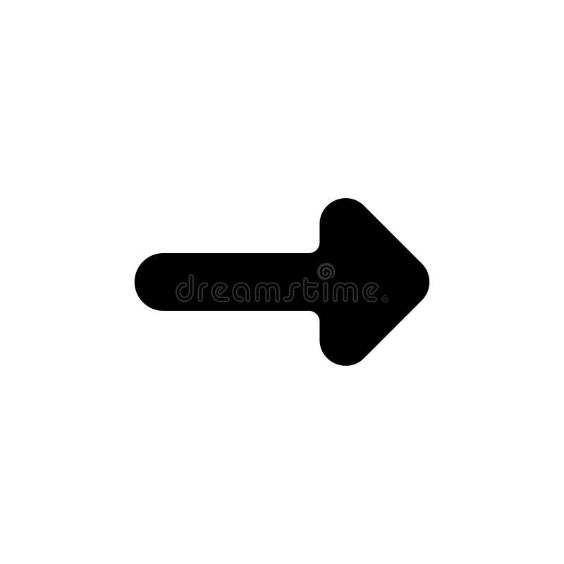 Arrow. Arrow Black Icon. Arrow Vector Icon. Cursor Icon. Cursor in Flat ...