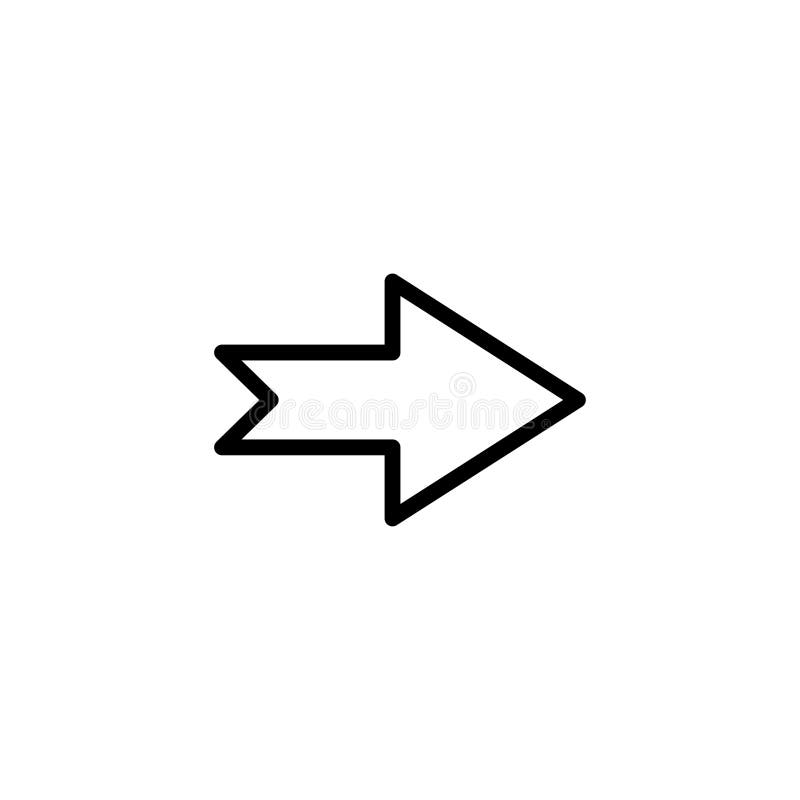 Arrow. Arrow Black Icon. Arrow Vector Icon. Cursor Icon. Cursor in Flat ...