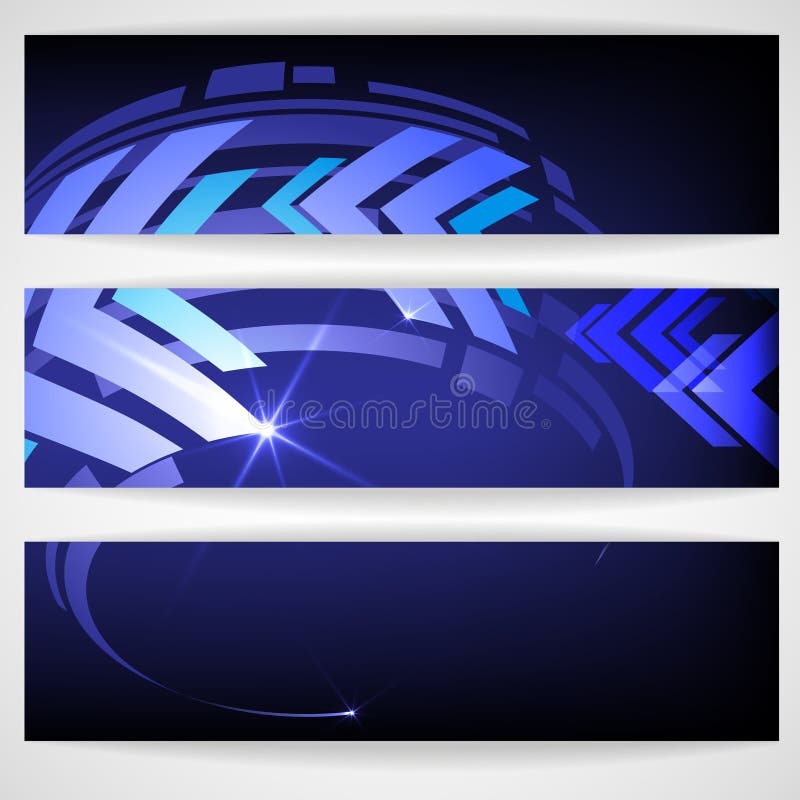 Arrow Blue Background with Place for Your Text. Stock Illustration ...