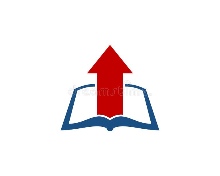 Arrow Book Logo Icon Design Stock Vector - Illustration of branding ...