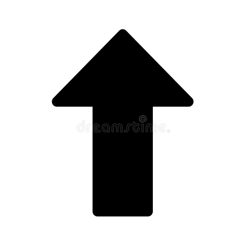 Upward Icon on Transparent Background. Upward Transparency Logo. Flat ...