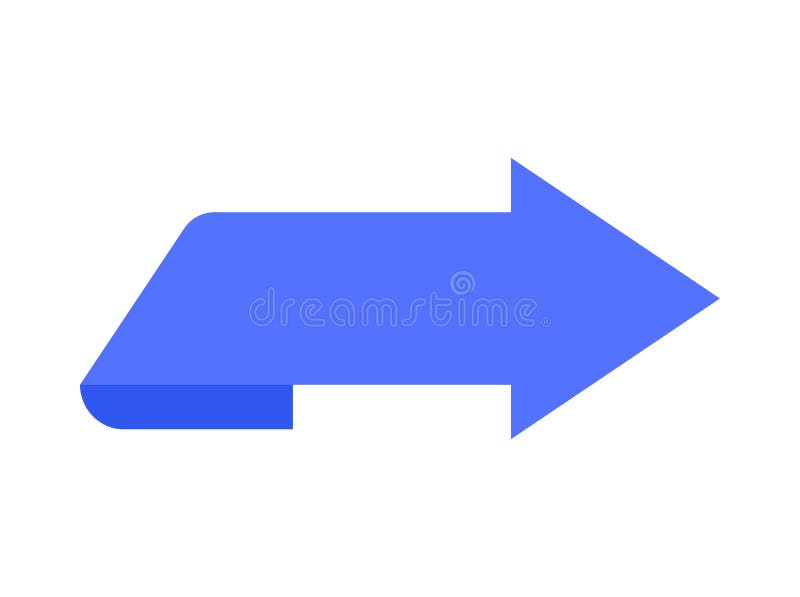 Arrow Box Angled Flow Icon stock illustration. Illustration of diagram ...