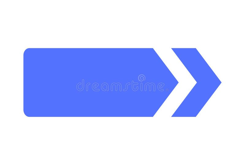 Arrow Box Horizontal Flow Icon Stock Vector - Illustration of flowchart ...