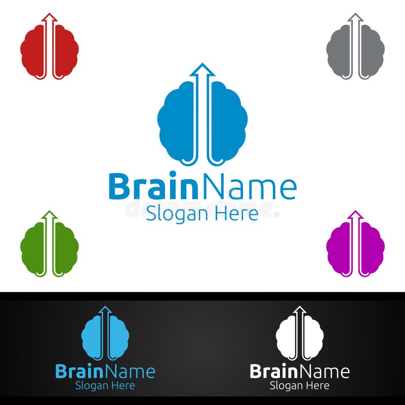 Brain Arrow Logo Stock Illustrations – 1,101 Brain Arrow Logo Stock ...