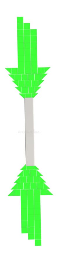 Arrow bridge vector stock vector. Illustration of lion - 15857164