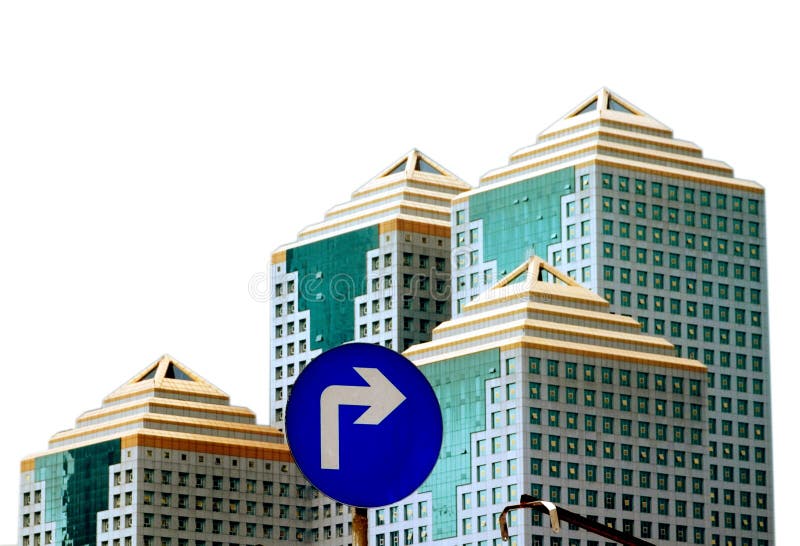 Arrow and building stock photo. Image of traffic, help - 7751720