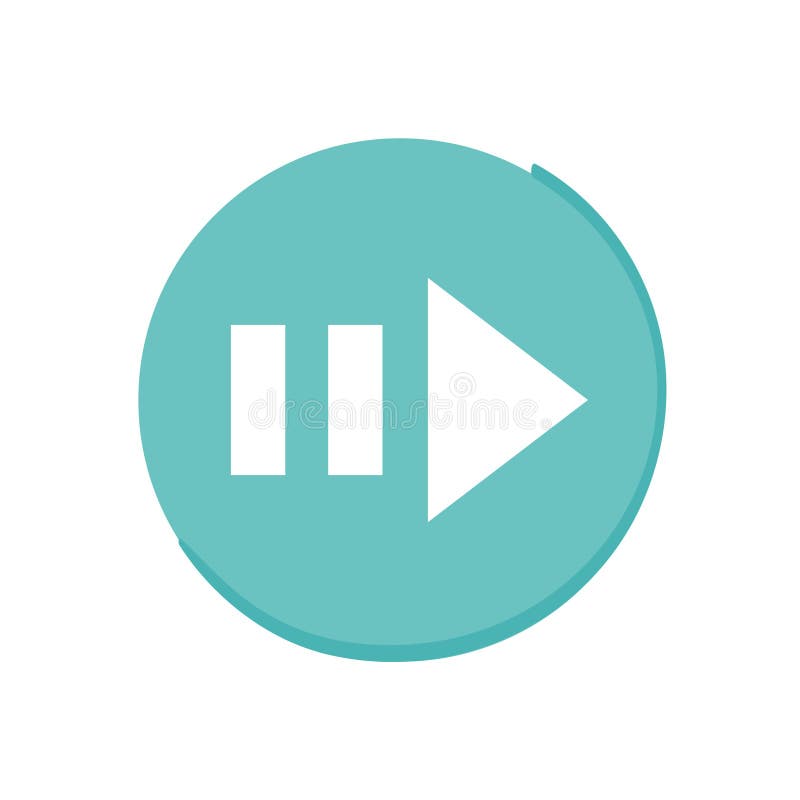 Arrow button icon stock vector. Illustration of sticker - 232876081