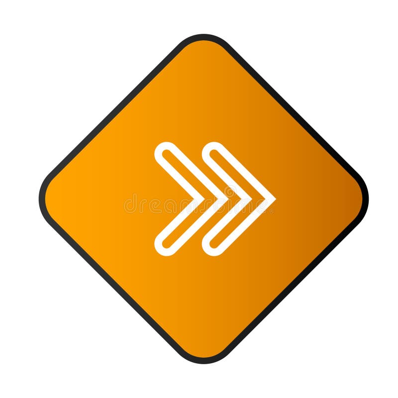 Arrow Button with Rectangular Frame Part 13 Stock Vector - Illustration ...