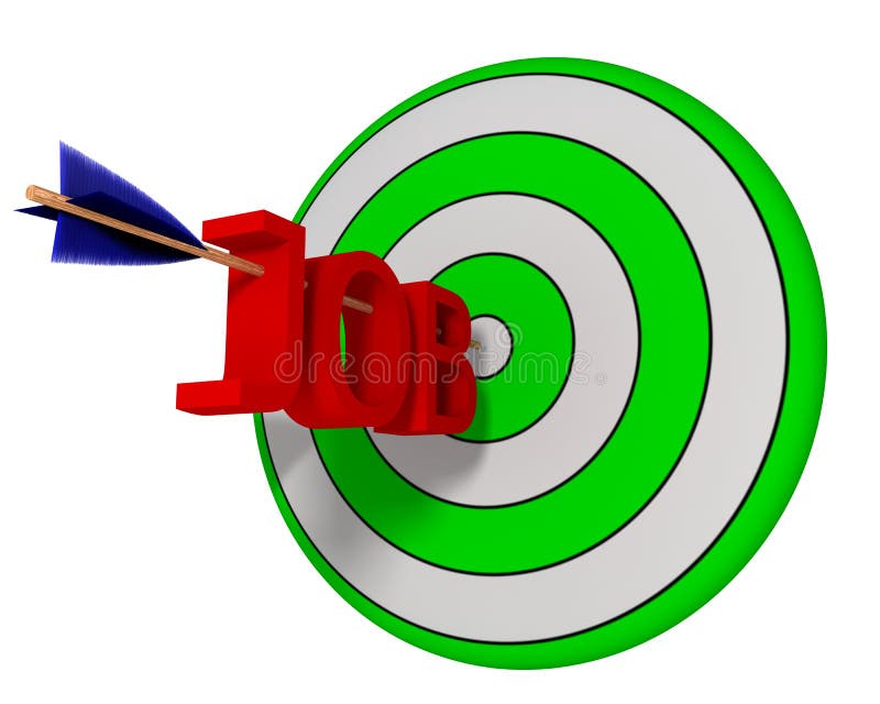 The Right To Win Words Bow Arrow Success Competitive Advantage Stock ...