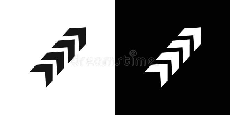 Arrow chevron icon stock illustration. Illustration of effect - 263109653