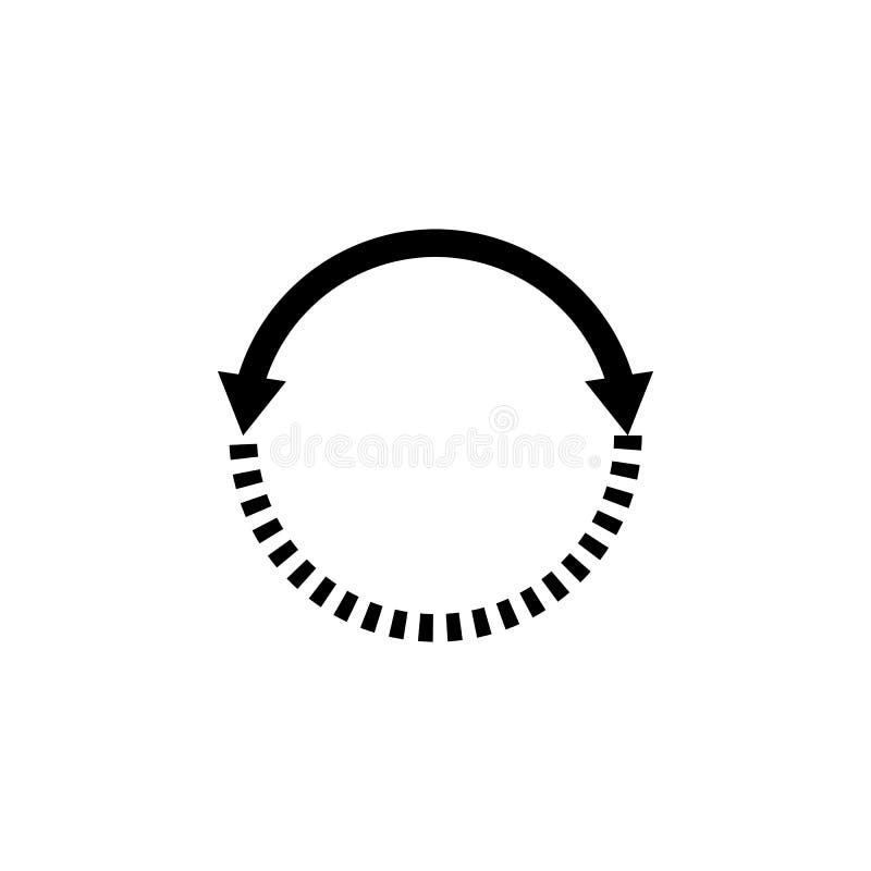 Arrow, Circle, Navigation, Icon. Element of Direction Icon Stock ...