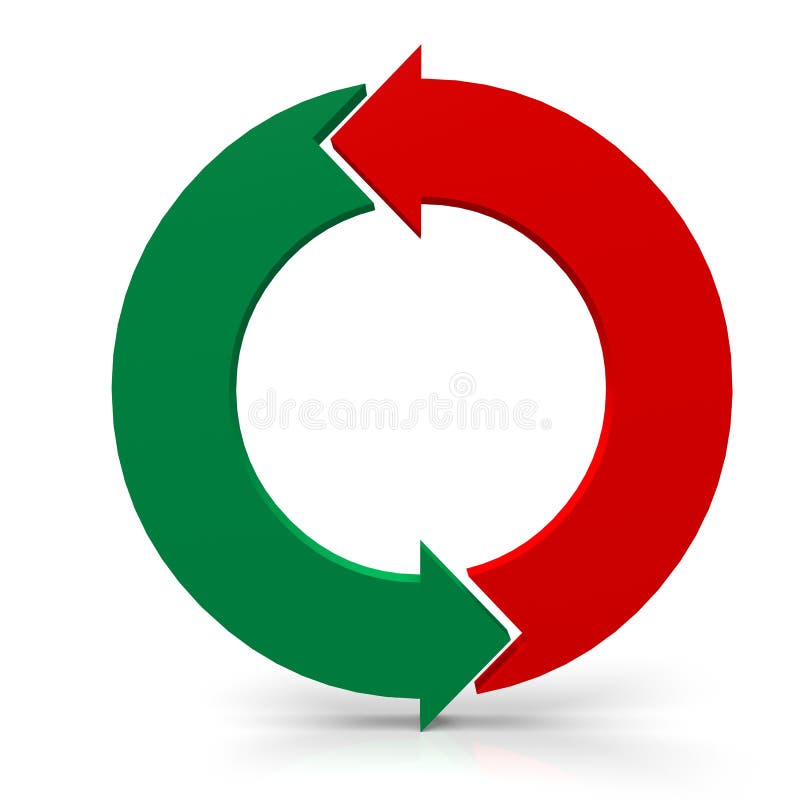 Arrow circulation stock illustration. Illustration of background - 31261377