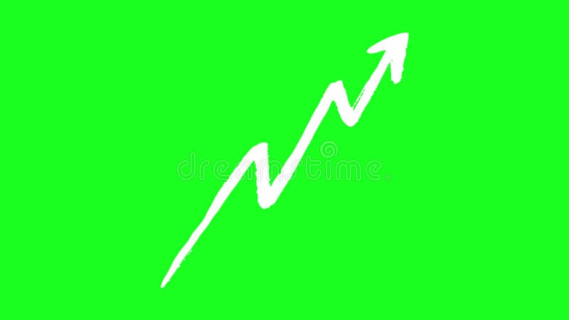 Arrow Click Animation on Green Screen Stock Video - Video of overlay ...