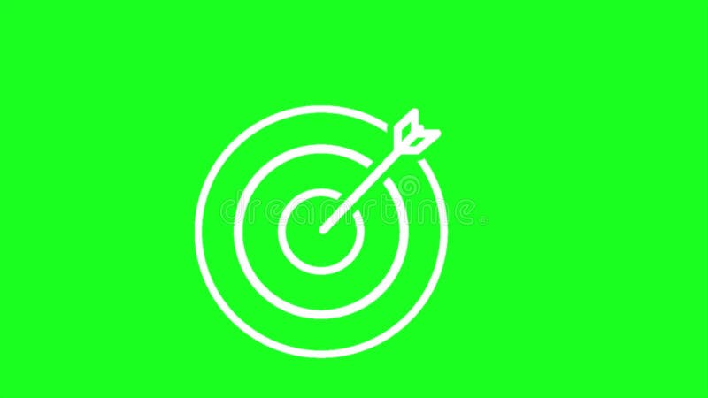 Arrow Click Animation on Green Screen Stock Footage - Video of icon ...