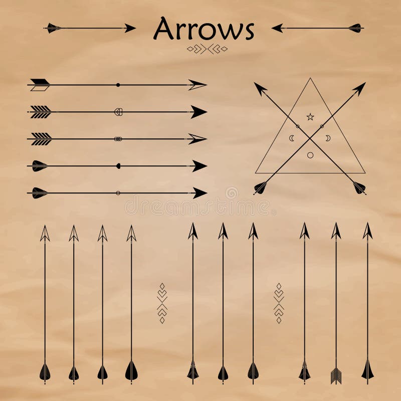 Indian Arrow Clip Art Stock Illustrations – 261 Indian Arrow Clip Art ...