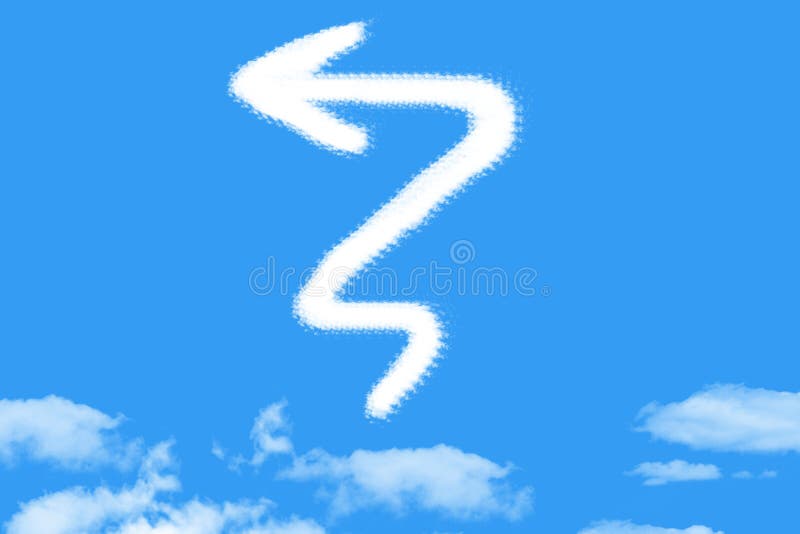 Arrow Cloud Logo Vector Icon Stock Illustration - Illustration of ...