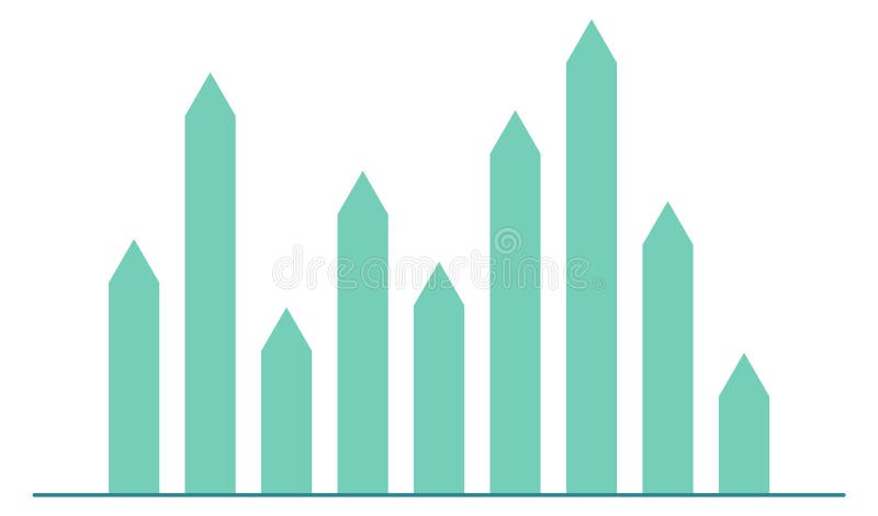 Column Chart Color Icon. Data Infographics Symbol Stock Illustration - Illustration of vector ...
