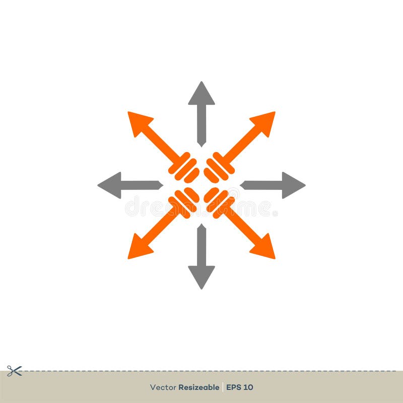 Arrow Compass Vector Logo Template Illustration Design. Vector EPS 10 ...