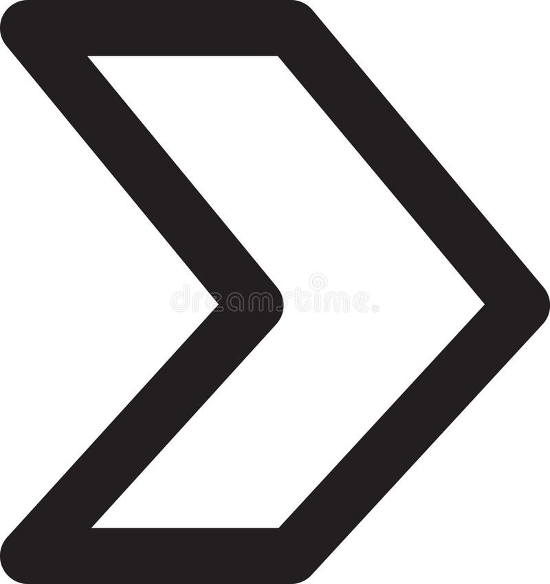 Arrow Computer Black Button Showing Way Vector Stock Vector ...