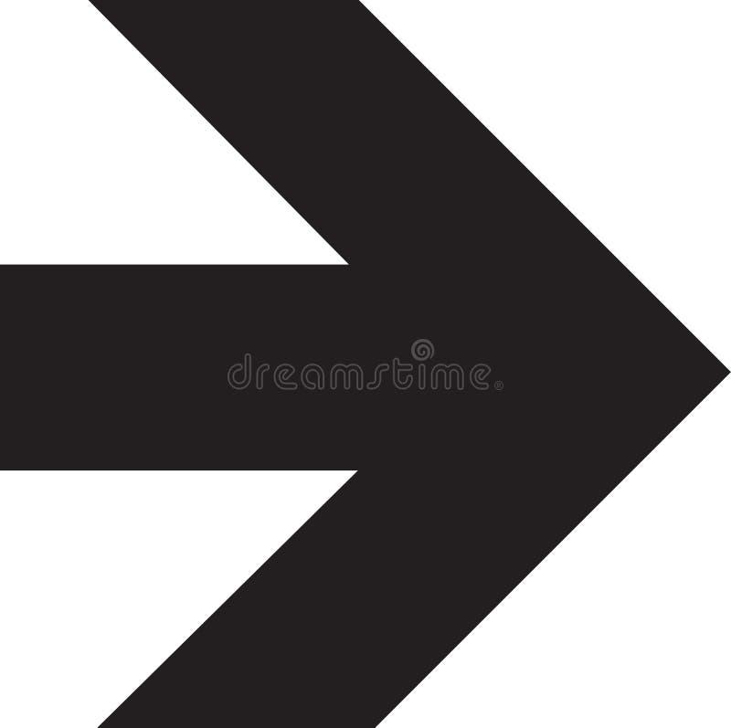 Arrow Computer Black Button Showing Way Vector Stock Vector ...