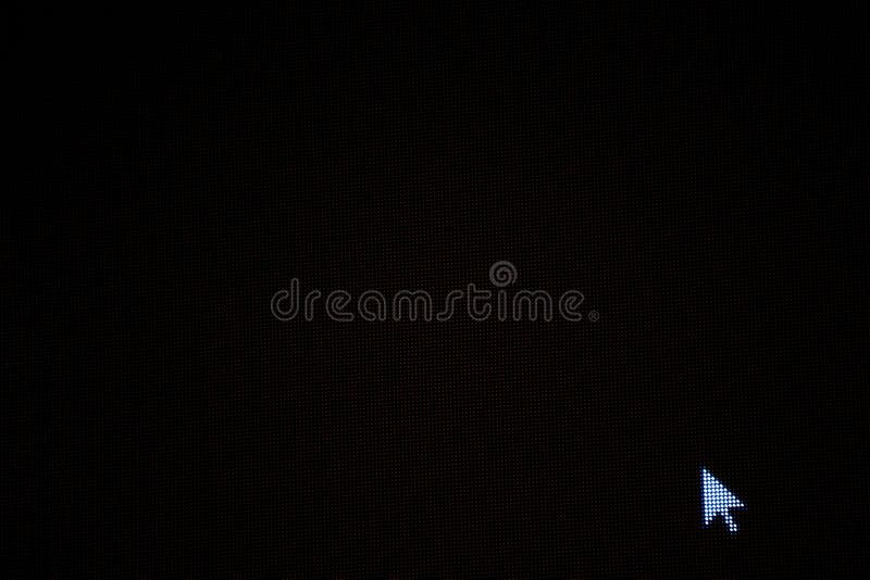 Arrow Computer Cursor on the Screen Formed by Pixels Stock Image ...