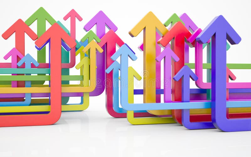 Arrow concept stock illustration. Illustration of abstract - 21020944